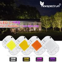 China Two Welding Methods Chip Led Cob 50w Driverless Lamp Beads For Grow Light for sale