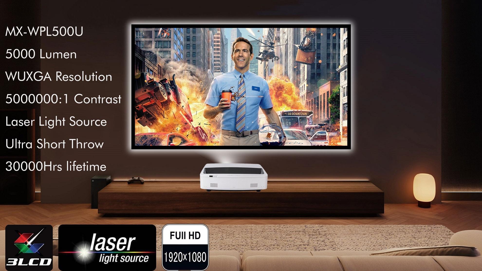 5000 Lumen UST Laser Projector