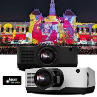 China Outdoor Large Venue Projector Motorized Lenses 3D Mapping Projector Easy Installation for sale
