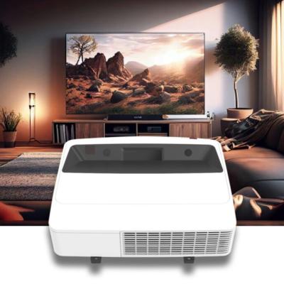 China High Contrast 3LCD Ultra Short Throw Laser Projector Powerful With 120 Inch Screen for sale