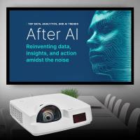 China 4000 Lumen 3LCD Short Throw Projector with XGA Resolution and 0.50m Projection Distance for sale