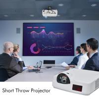 China 3300 Lumens Ultra Short Throw Projector with 15000:1 Contrast Ratio and XGA Resolution for sale