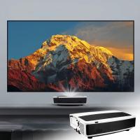 China Household Ultra Short Throw Laser Projector 5000 Lumen WUXGA Resolution for sale