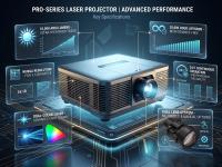 China 10000 Lumens WUXGA Laser Projector with Dual-Color Laser and Motorized Lenses for Large Venues for sale