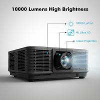 China SMX 10000 Lumens 4K Professional 3LCD Laser Projector with Interchangeable Lenses for sale