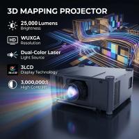 China 3D Mapping Projector 25000 ANSI Lumens WUXGA Resolution for Large Venue Professional Projection for sale