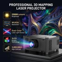 China 25,000 Lumens WUXGA 3LCD Dual-Color Laser Projector Large Venue Mapping Projector for sale