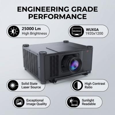 China 3D Mapping Projector 25000 Lumens WUXGA 3LCD Dual Color Laser Ideal for High Impact Projection Mapping and Stadium Events for sale