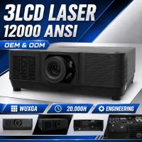 China 12000 ANSI Lumens 3D Mapping Projector 3LCD Laser WUXGA Flexible Installation Live Event Projector for sale