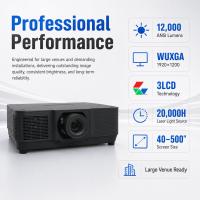 China Museum Stage 12000 ANSI Lumens 3D Mapping Projector 3LCD Laser WUXGA Display for sale