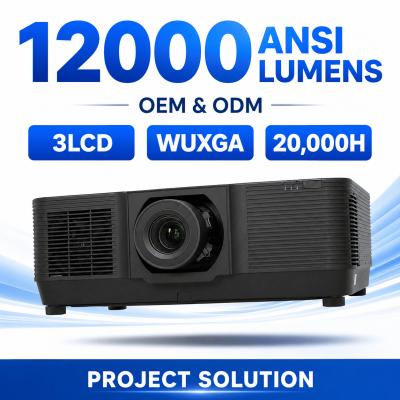 China Museum Stage 12000 ANSI Lumens 3D Mapping Projector 3LCD Laser WUXGA Display for sale