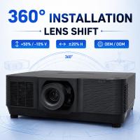 China Museum Stage 12000 ANSI Lumens 3D Mapping Projector 3LCD Laser WUXGA Display for sale