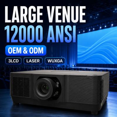 China High Brightness 3D Mapping Projector WUXGA 3LCD Laser Lens Shift Large Scale Events for sale