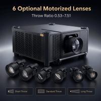 China 360 Degree Installation 25000 ANSI Lumens 3D Mapping Projector 3LCD Laser WUXGA Dual Color for sale