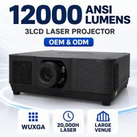 China Auditorium 12000 ANSI Lumens 3D Mapping Projector 3LCD Laser WUXGA Edge Blending for sale