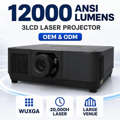 China Auditorium 12000 ANSI Lumens 3D Mapping Projector 3LCD Laser WUXGA Edge Blending for sale