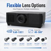 China Auditorium 12000 ANSI Lumens 3D Mapping Projector 3LCD Laser WUXGA Edge Blending for sale
