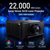 China 22000 ANSI Lumens 3LCD Laser Projector WUXGA Stage Rental Edge Blending Display for sale