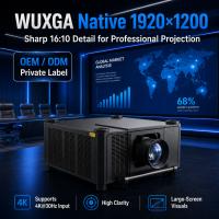 China 22000 ANSI Lumens 3LCD Laser Projector WUXGA Stage Rental Edge Blending Display for sale