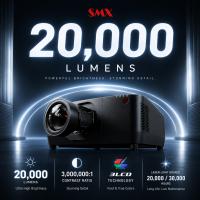 China 20000 Lumens 3D Mapping Projector with Motorized Zoom Lens and High Contrast Ratio for Professional Installations for sale