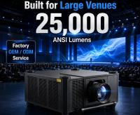 China 360 Degree Installation 25000 ANSI Lumens 3D Mapping Projector 3LCD Laser WUXGA Dual Color for sale