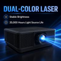 China 10000 ANSI Lumens 4K 3LCD Dual-Color Laser Projector for sale