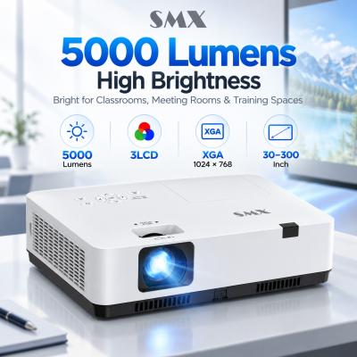China 5000 Lumen XGA 3LCD Projector for Business & Education for sale