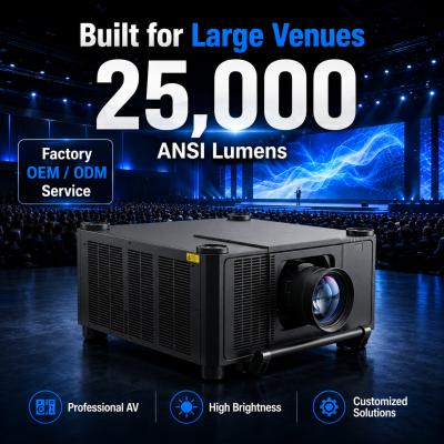 China 3D Mapping Projector 25000 Lumens WUXGA 3LCD Dual Color Laser Ideal for Projection Mapping and Stadium Events for sale