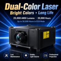 China 3D Mapping Projector 25000 Lumens WUXGA 3LCD Dual Color Laser Ideal for Projection Mapping and Stadium Events for sale