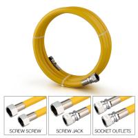 China Synthetic Rubber Natural Gas Hose For Generator , DN10 Corrugated Gas Safety Pipe for sale