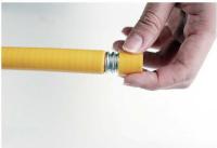 China Anticorrosion Gas Flexible Hose NBR / PVC Blend Rubber Cover for sale