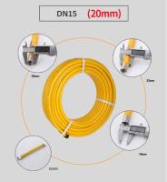 China Home Use Natural Gas Flexible Hose DN13 DN15 With Fire Proof Plastic Cover for sale