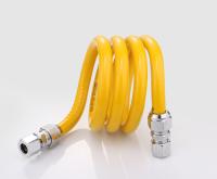 China 30 Ft Natural Gas Hose , 304 Adaptors Stainless Steel Flex Pipe for sale