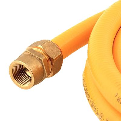 China AISI304 Corrugated Gas Pipe DN20 Fine Copper Brass Connectors for sale