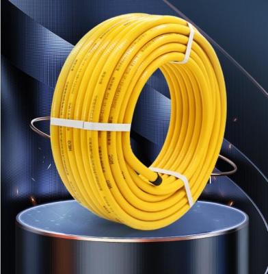 China Plastic Coat Coal Gas Cooker Flexi Hose DN10 Outer Dia 13.5 mm for sale
