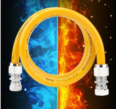China SS304 Gas Flexible Hose , DN15 Stainless Flexible Gas Line Socket Connectors for sale