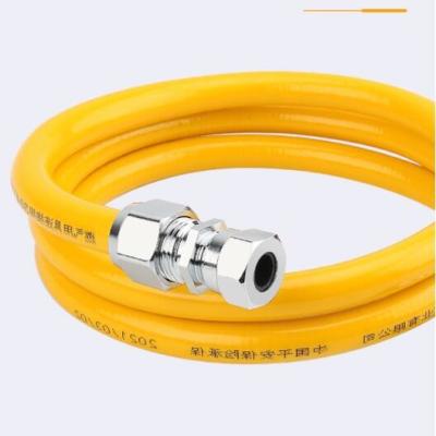China Anticorrosive AISI304 and PVC Braided Flexible Hose for Gas Transport for sale