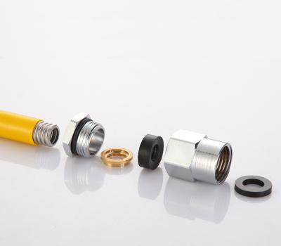 China Anti Dropping DN15 Hose Connectors And Fittings SUS304 Brass Thread Connectors for sale