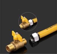 China Anti Dropping DN15 Hose Connectors And Fittings SUS304 Brass Thread Connectors for sale