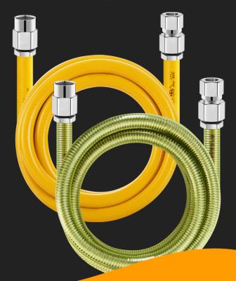China Length 1.2m Fire Resistant Hose , DN20 Domestic Gas Meter Flexible Hose for sale