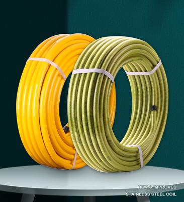 China Civil Gas Fire Resistant Hose , Fireproof Corrugated Gas Hose 13.5mm OD for sale