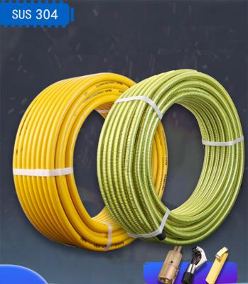 China DN13 Flexible Natural Gas Fire Retardant Hose Citizen Safety Using with Tools for sale