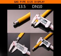 China Flexible Corrugated Stainless Steel Gas Pipe Outer Dia 13.5mm for sale