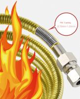 China Household DN20 Domestic Gas Pipe Flexible Stainless Steel Metal for sale