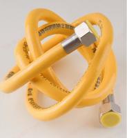 China PVC Coated Gas Heater Hose 4m for Natural Gas Thread Connectors for sale