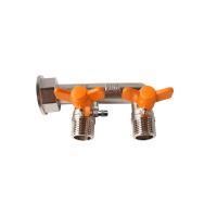 China Stainless Steel SUS304 Hose Inline Valve F Type Three Ways ISO9001 for sale