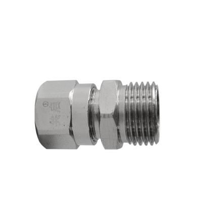 China SS 304 Material Gas Pipe Fittings Socket Connector double head G1 / 2