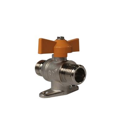 China Double Outer DN10 Hose Thread Ball Valve Anticorrosive for Gas Pipes for sale