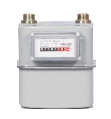 China Mechanical Diaphragm Domestic Gas Meters IP65 Dustproof Waterproof Explosion Proof for sale