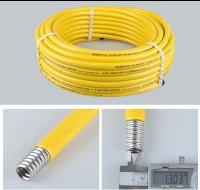 China Corrugated Outdoor Natural Gas Hose Outer Dia 16.8mm With PVC Protection for sale